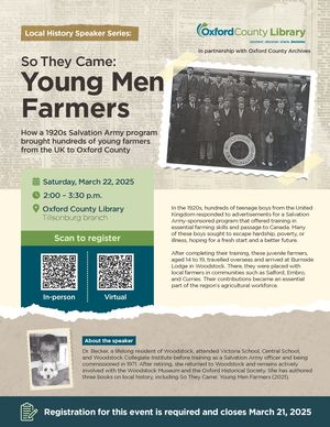 Calendar - Oxford County