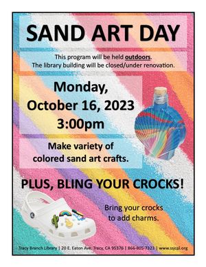 Sand Art Day & Bling