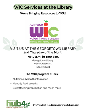 Calendar of Events – El Dorado County Library